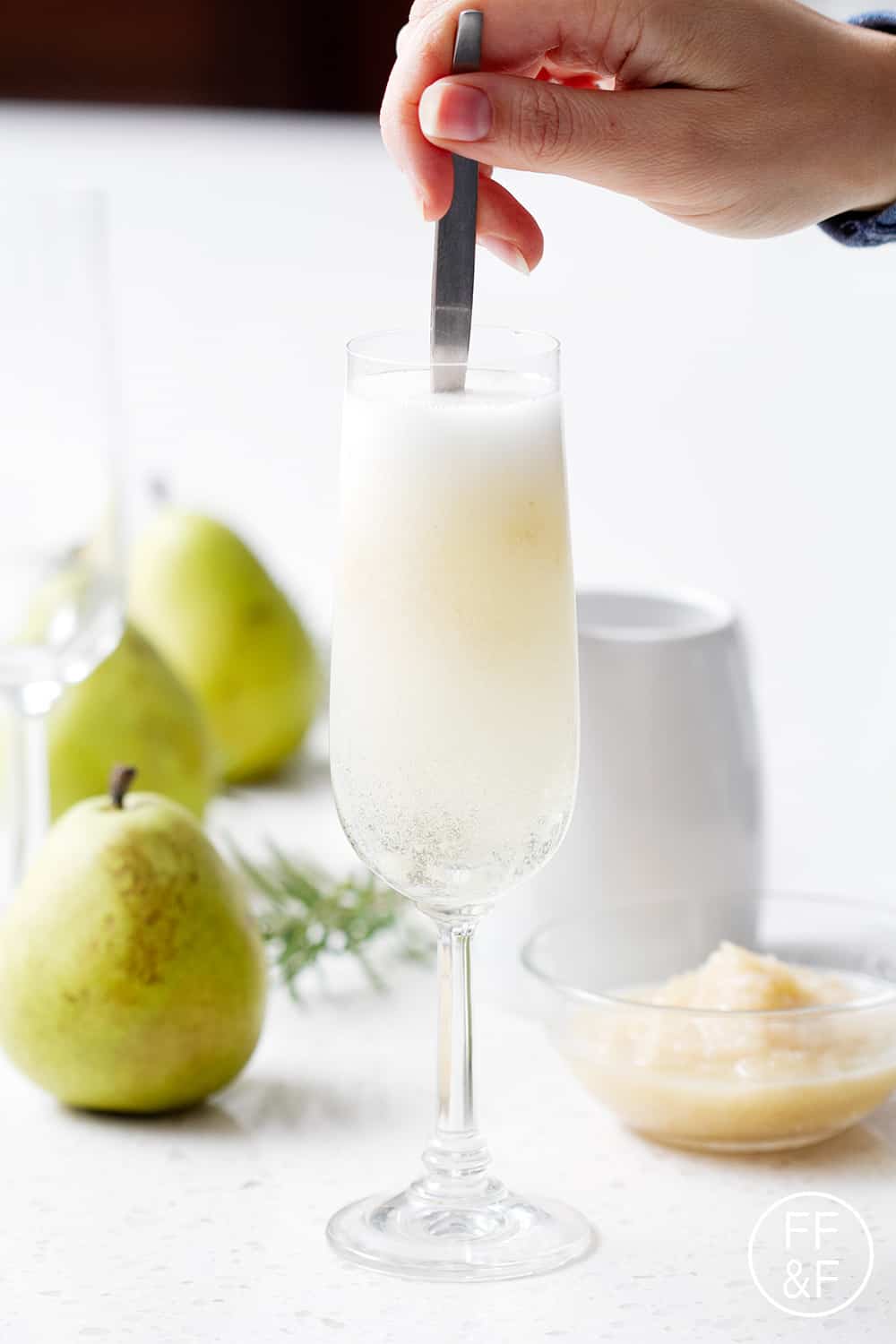 Rosemary Pear Sparkler | The Honest Spoonful