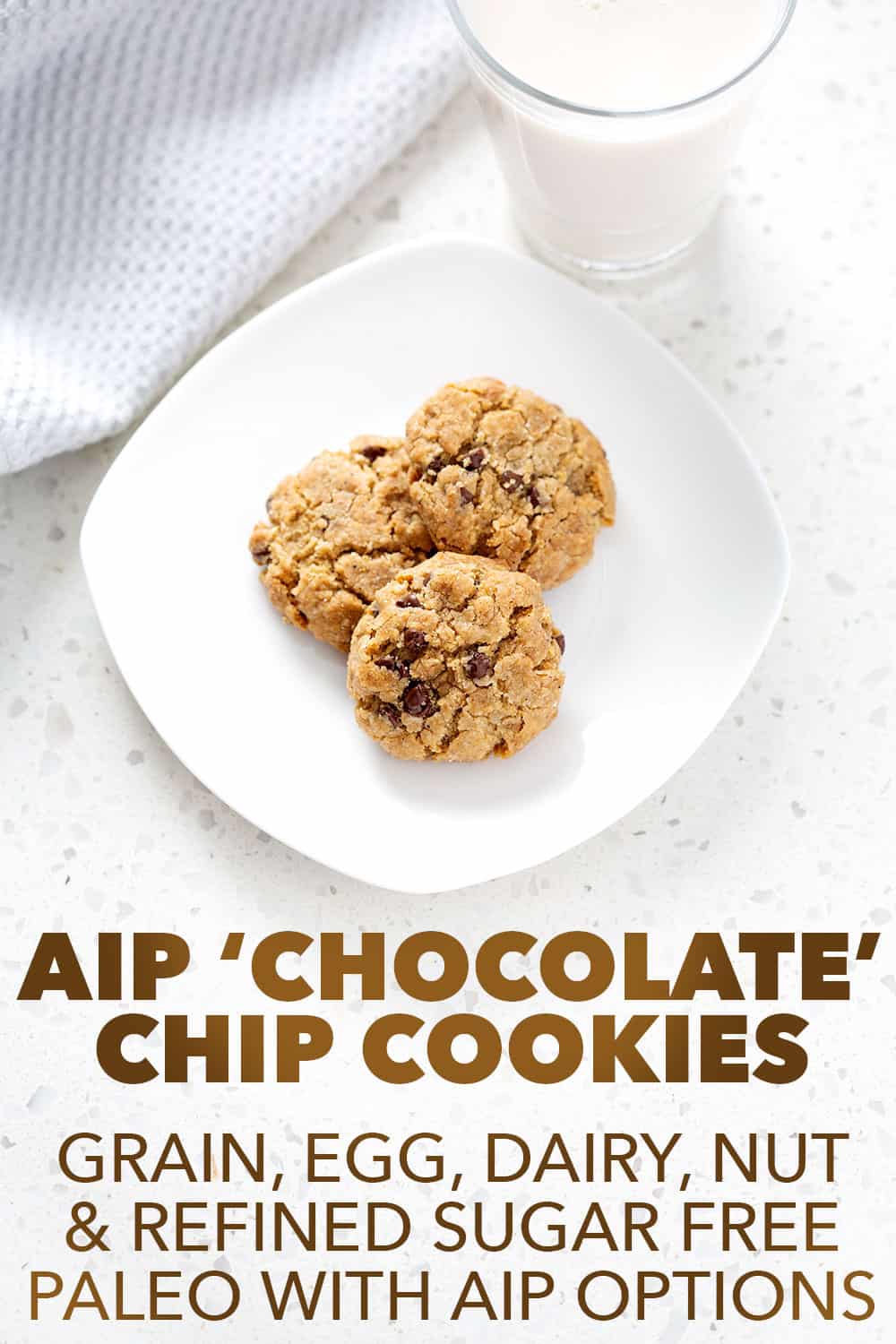 AIP ‘Chocolate’ Chip Cookies (Coconut Free) | The Honest Spoonful