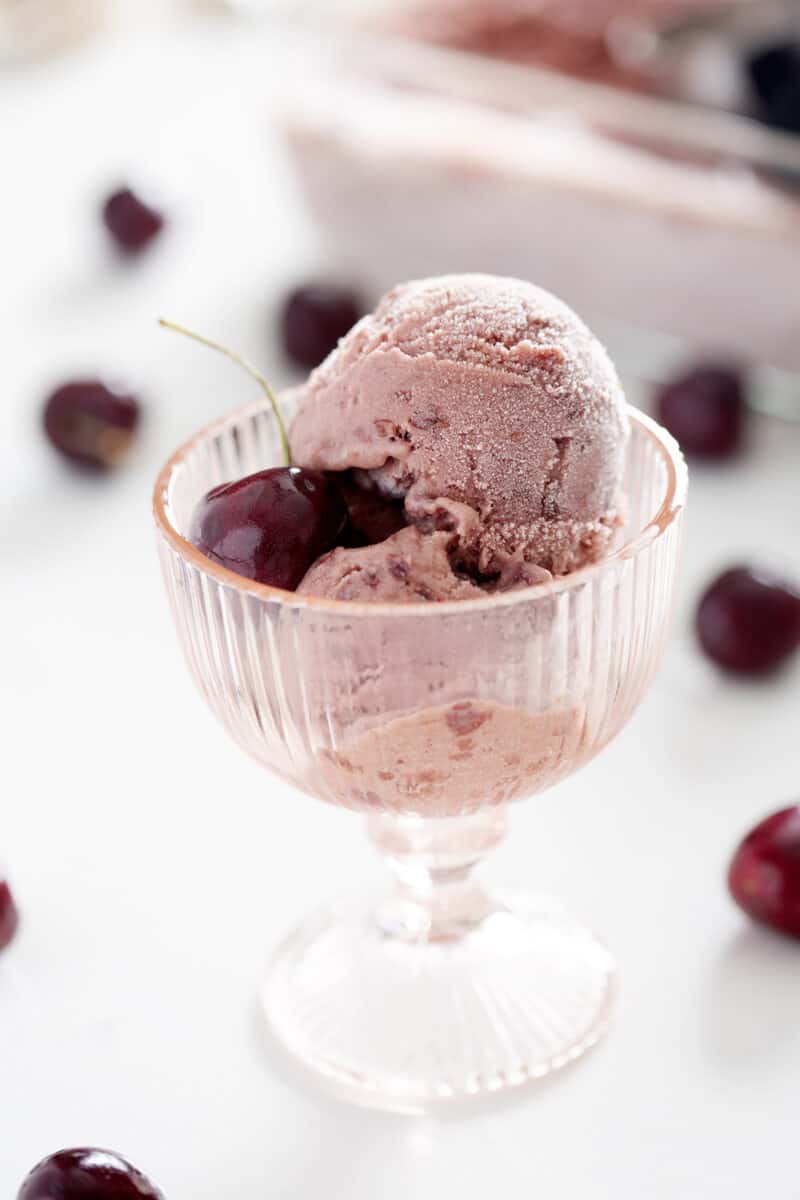 AIP Black Cherry Ice Cream | The Honest Spoonful