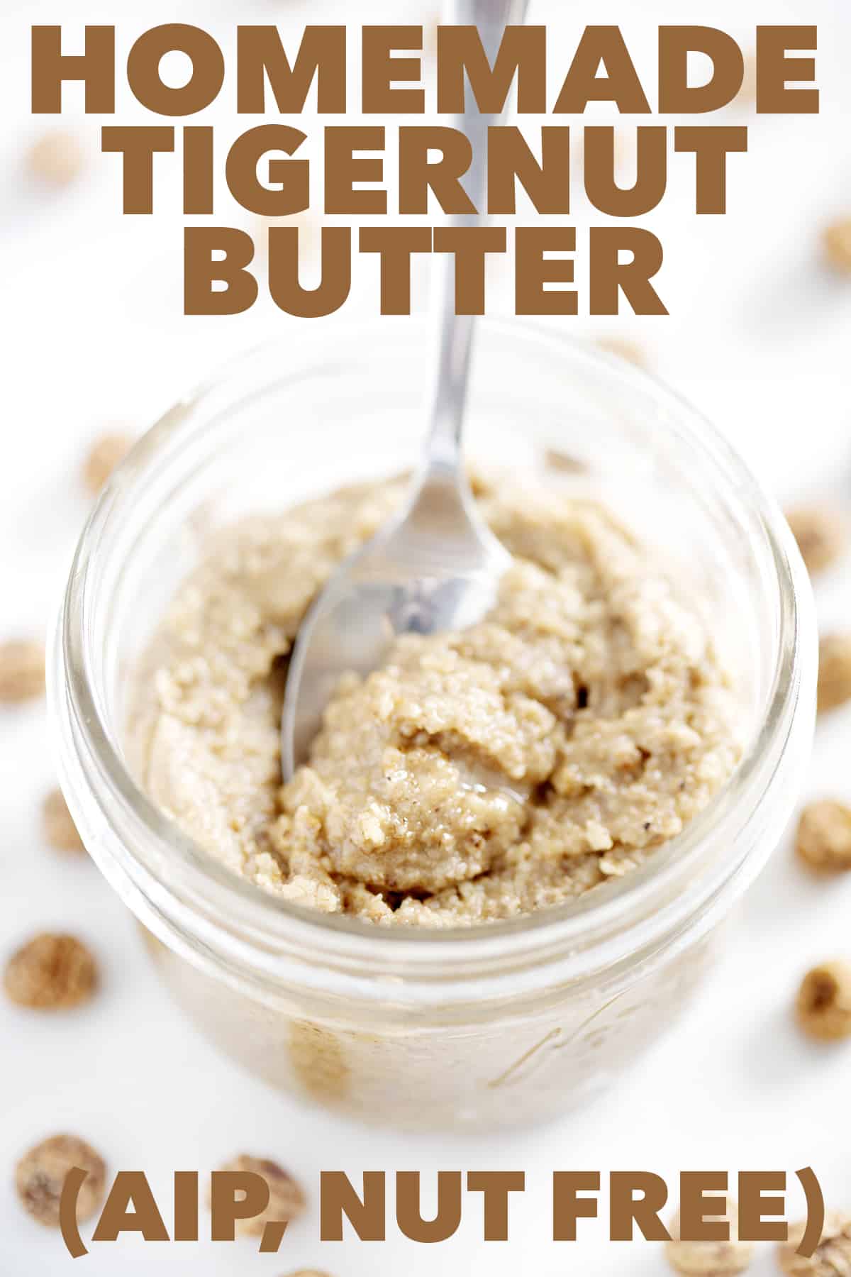 Homemade Tigernut Butter (AIP, Nut Free) | The Honest Spoonful